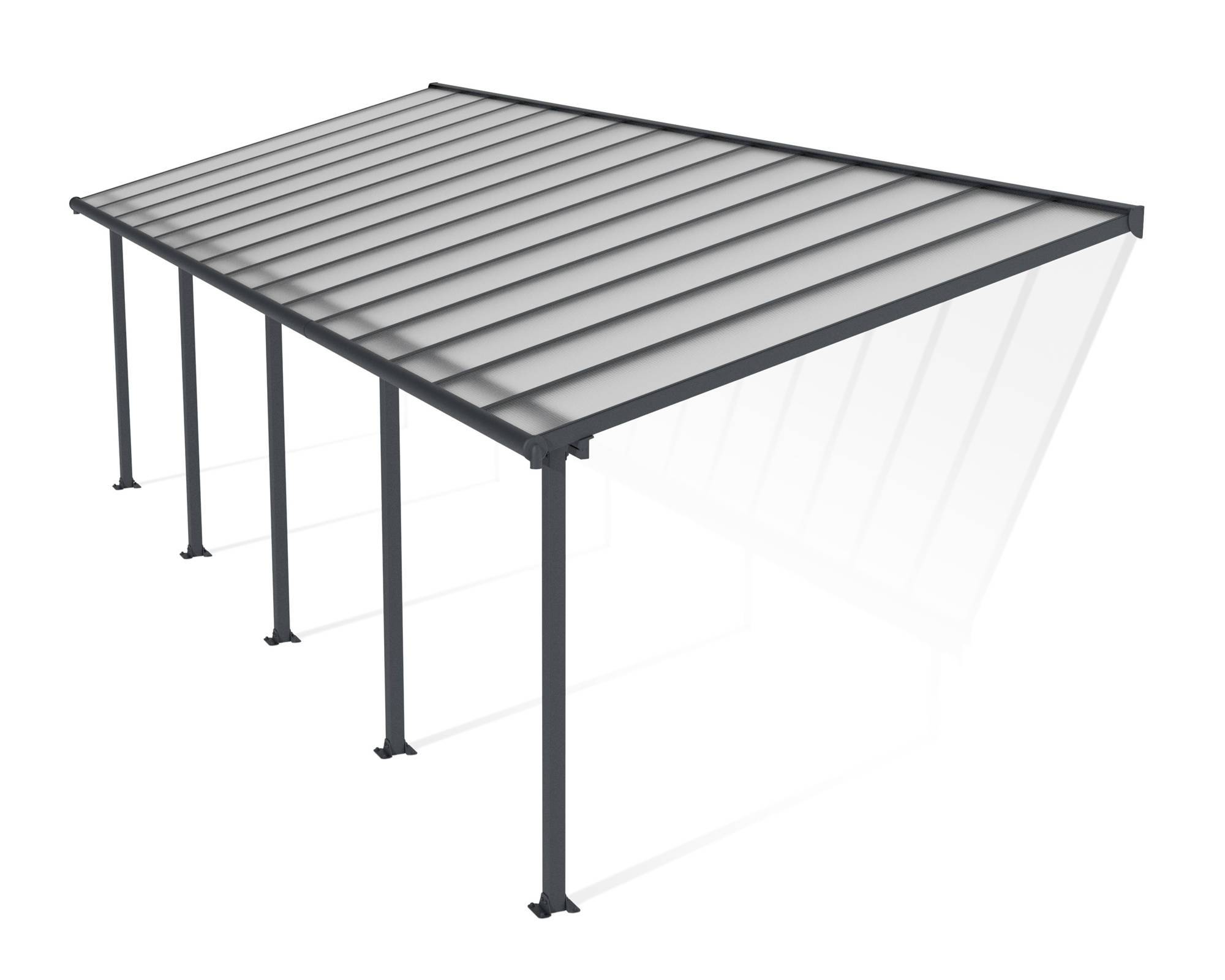 Palram Canopia Olympia 3m x 9m Patio Cover Grey
