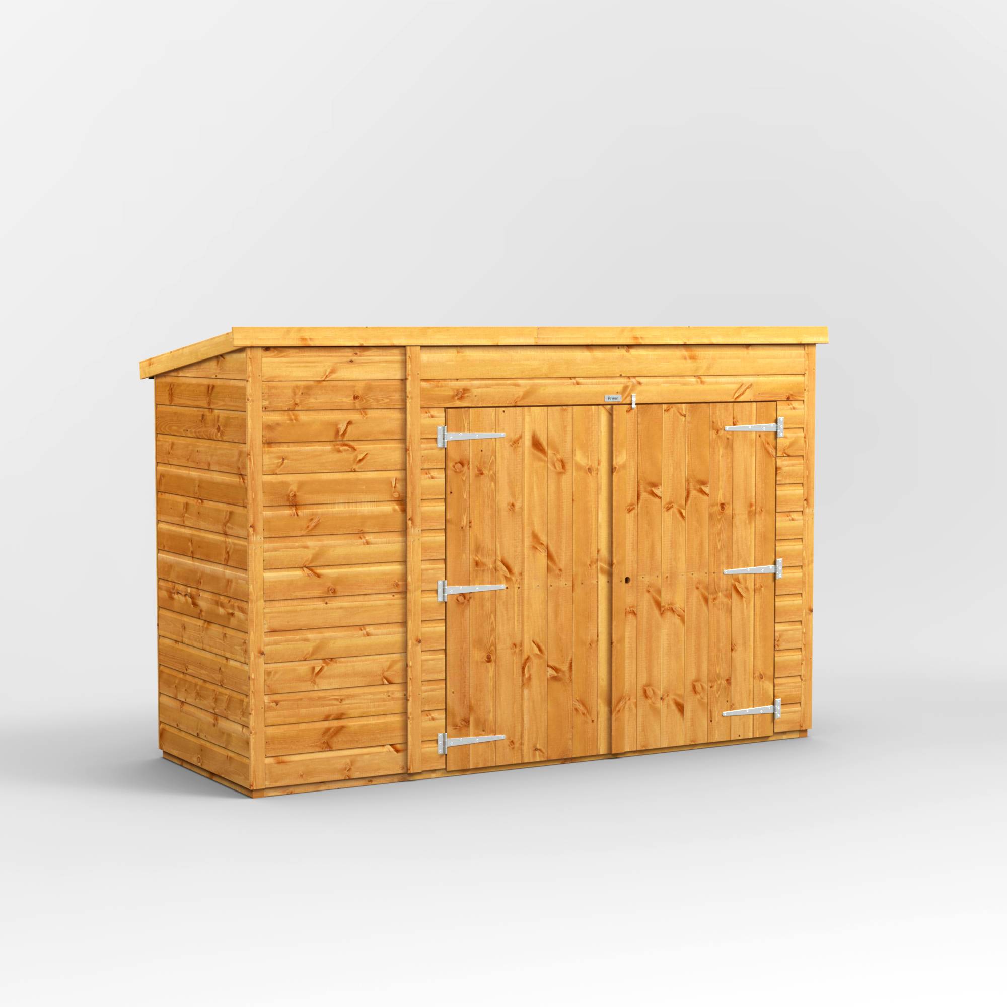 Power 8x3 Pent Wooden Bike Shed | Greenhouse Stores