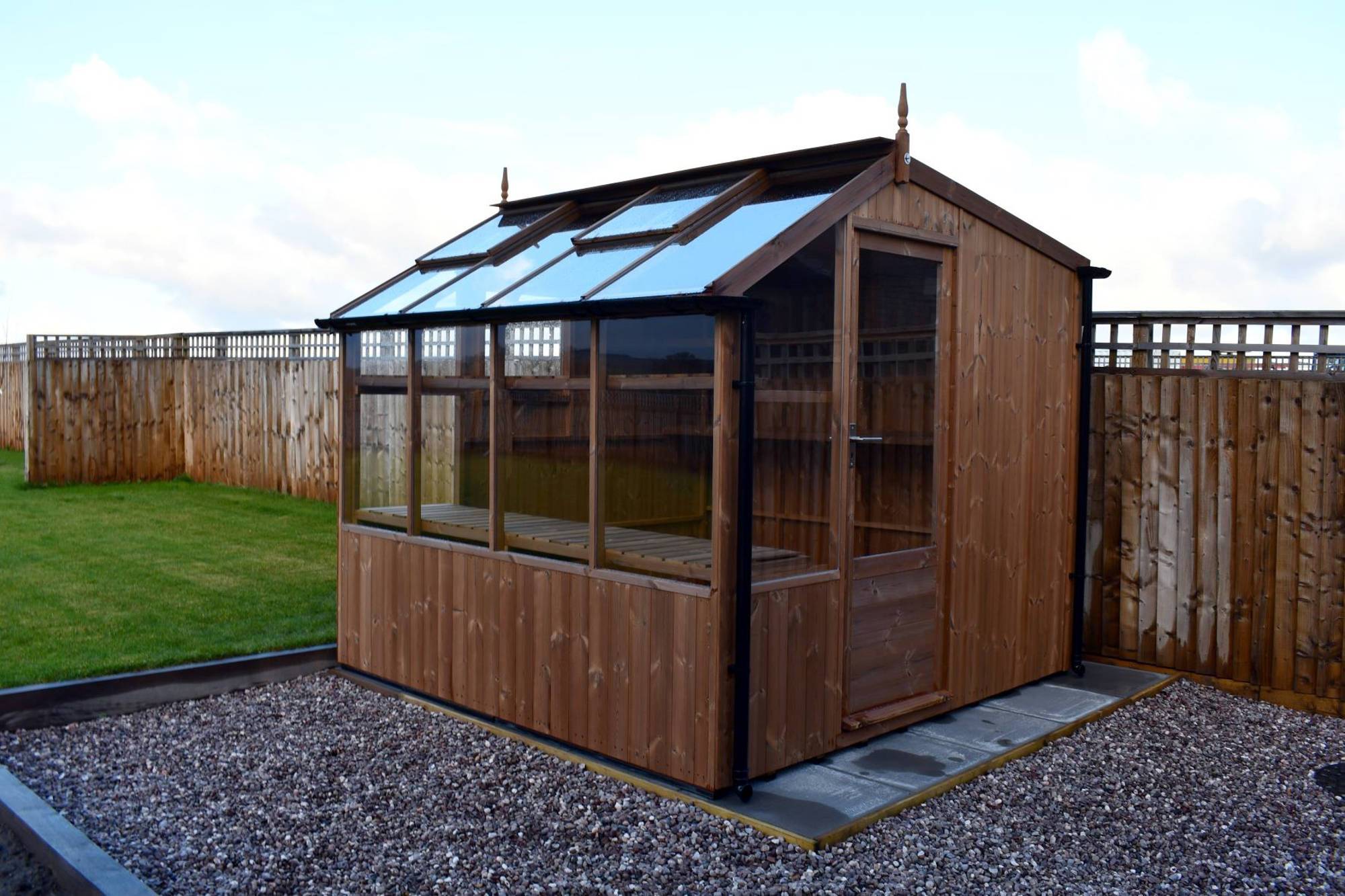 Swallow Rook 8x14 Wooden Potting Shed | Greenhouse Stores