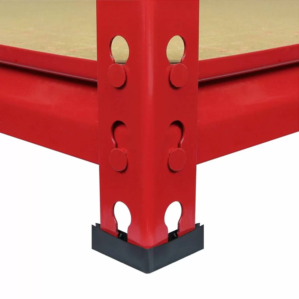 Bulldog 90cm 5 Tier Corner Racking Set in Red