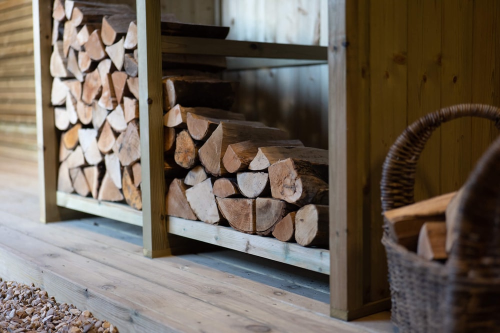 Garden Village Billington Large Wooden Log Store