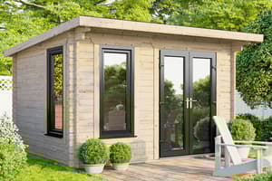 Power Pent Log Cabins | Greenhouse Stores