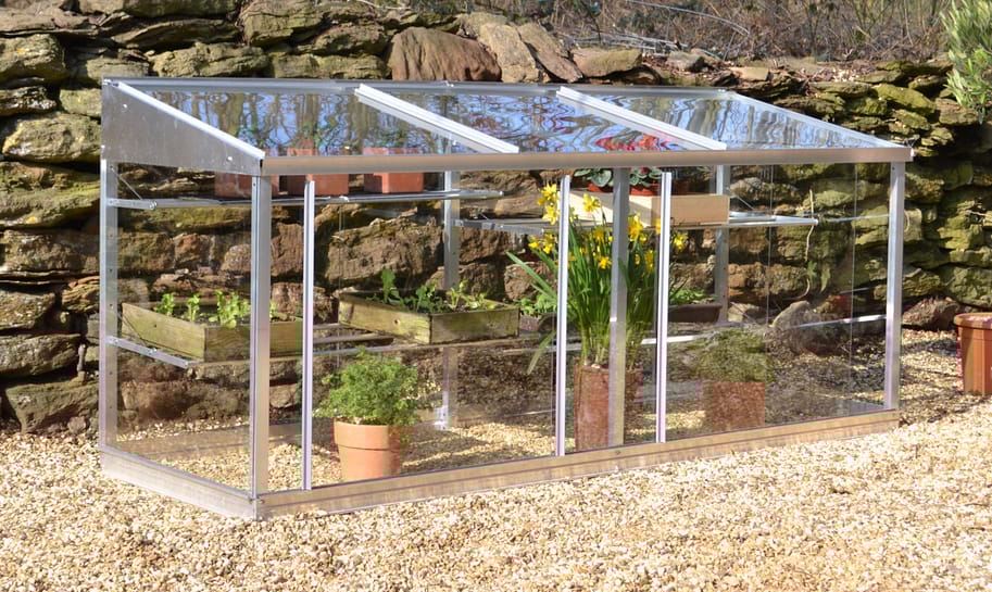 2x6 Access Aluminium Mini Growhouse Toughened | High Quality