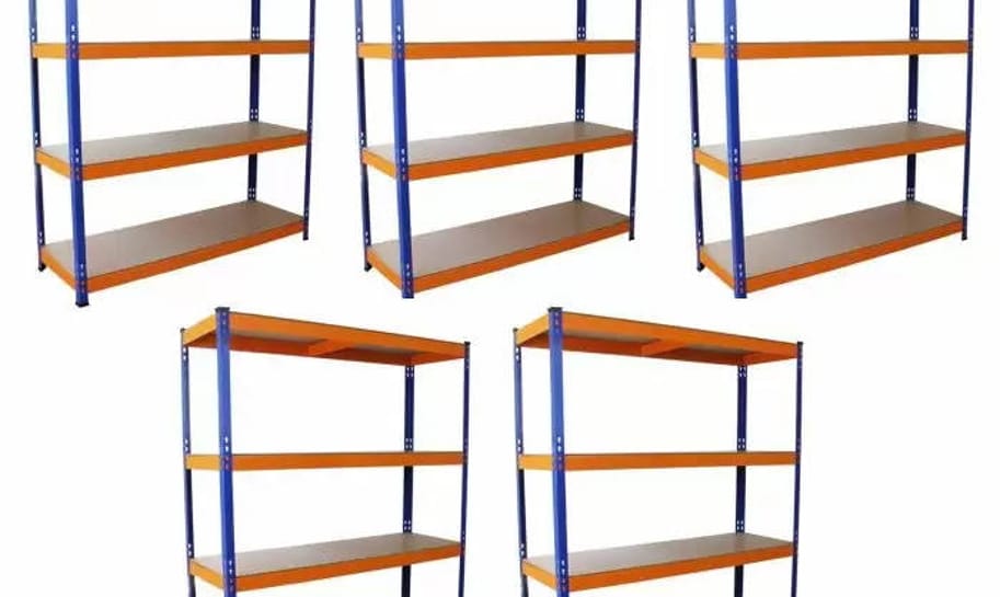 Bulldog 150cm x 50cm Warehouse Racking Set of 5