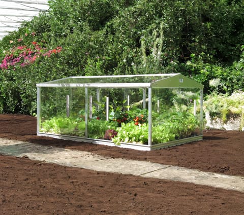 6x4 Access Aluminium Coldframe Toughened | High Quality