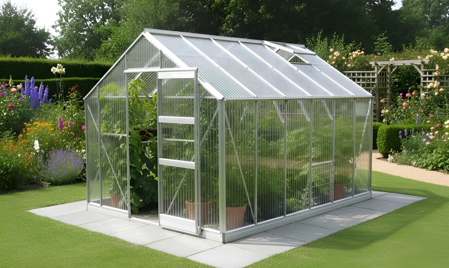 Elite Belmont 8x12 Greenhouse Polycarbonate | Winter SALE