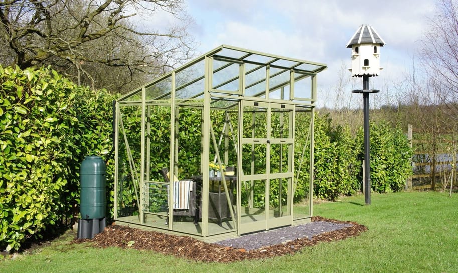 Elite Edge 6x12 Pent Roof Greenhouse Toughened | Winter SALE
