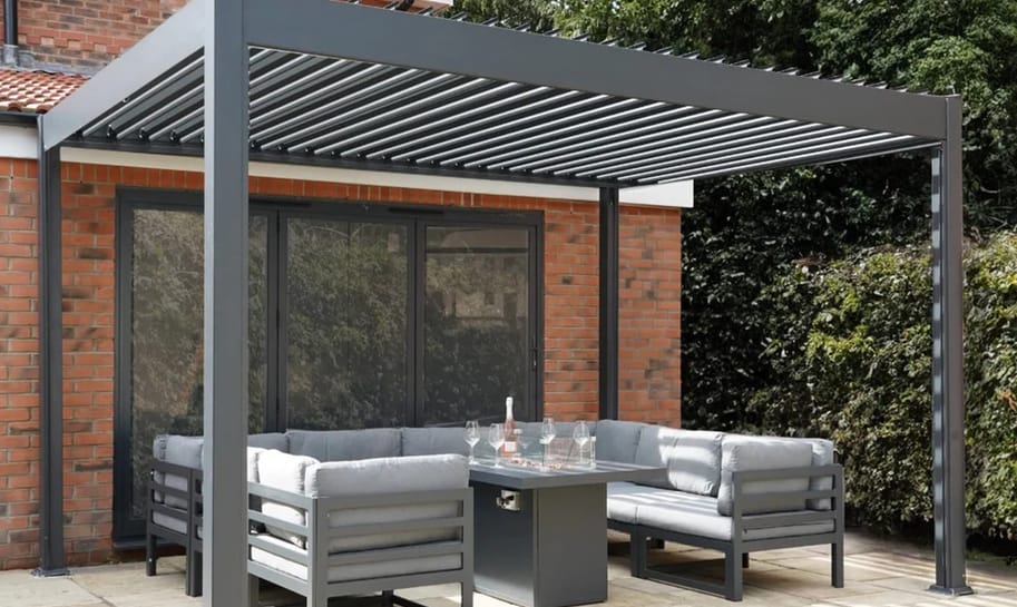Lichfield 3m x 3m Garden Pergola | Winter SALE