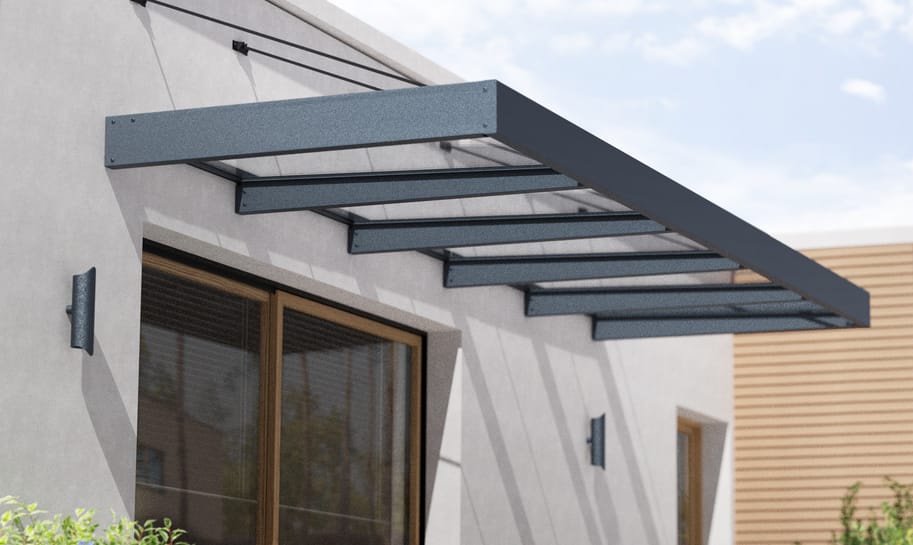 Palram Canopia Sophia XL 5000 Door Canopy Dark Grey