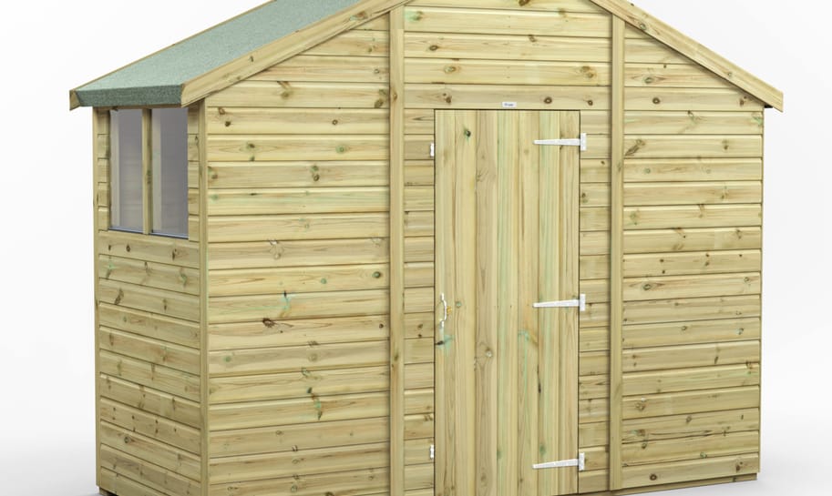Power 4x10 Premium Apex Wooden Shed | British Made