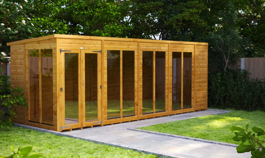 Power 18x6 Pent Summerhouse | British Made