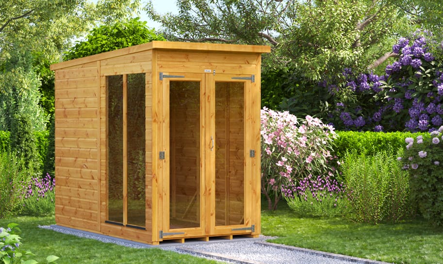 Power 4x8 Pent Summerhouse | British Made