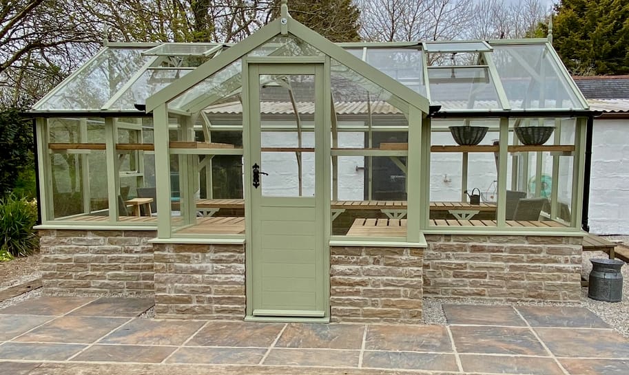 Swallow Mallard 8x32 Dwarf Wall Wooden Greenhouse