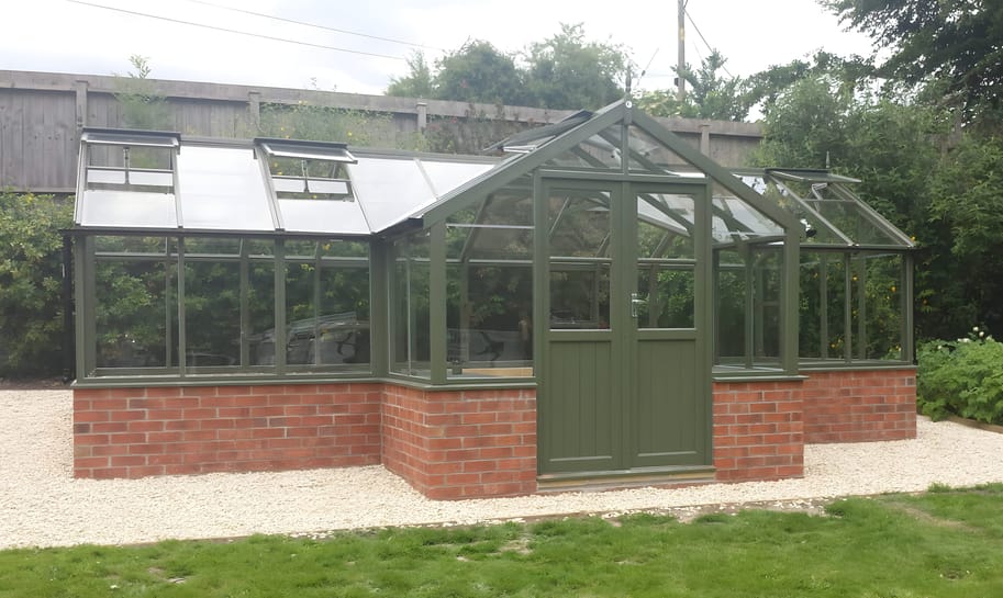 Swallow Swan 8x22 Dwarf Wall Wooden Greenhouse