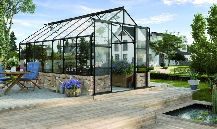 Vitavia Cassandra Dwarf Wall Greenhouse | Greenhouse Stores