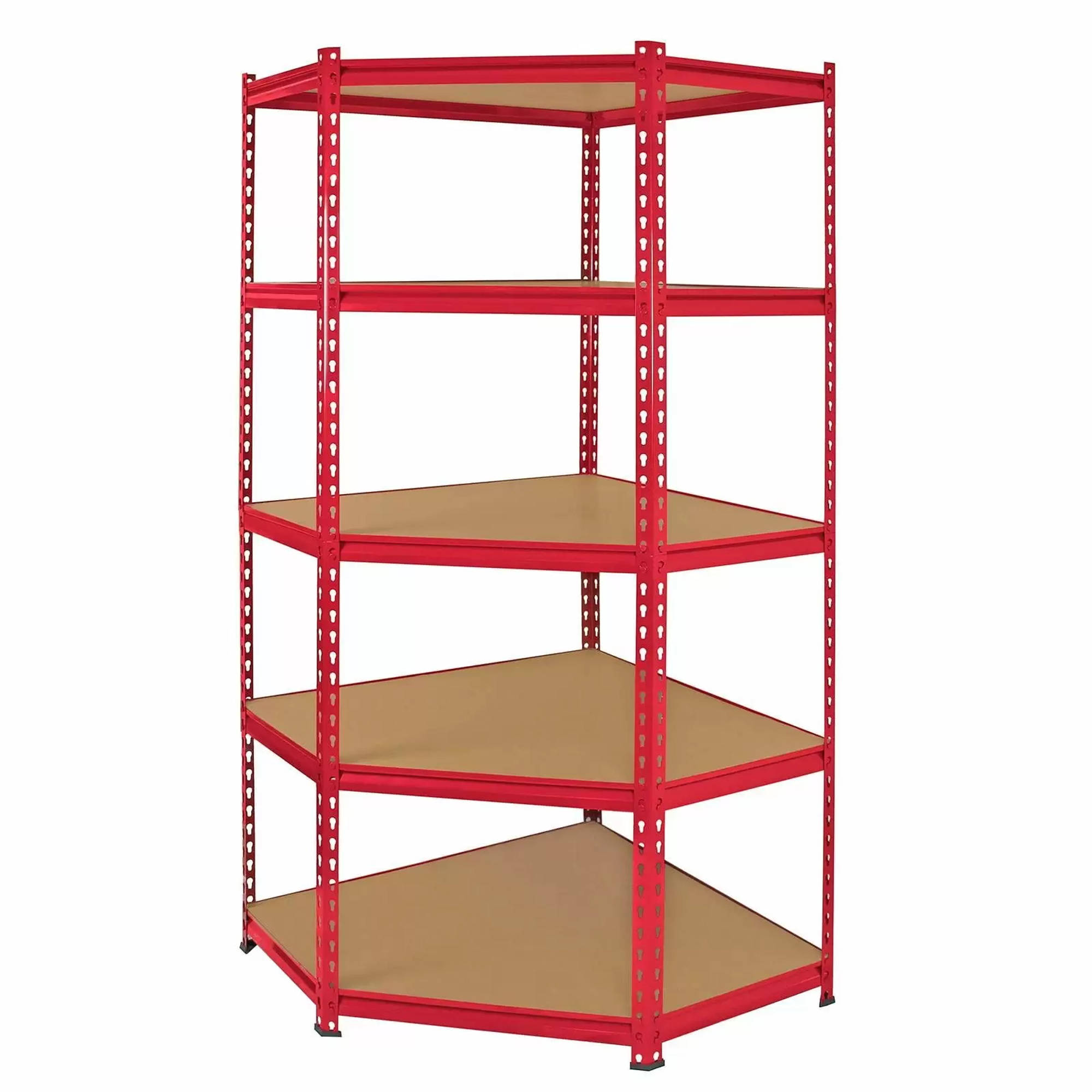 Bulldog 90cm 5 Tier Corner Racking in Red | Winter SALE