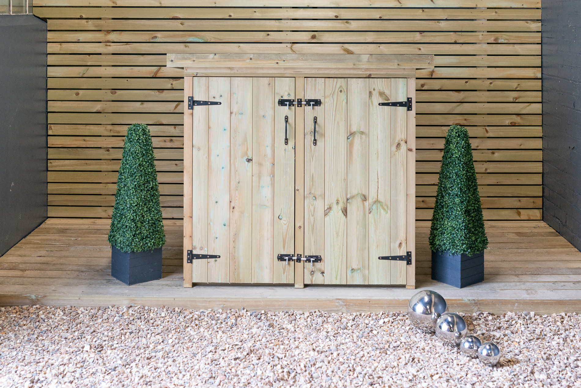 Garden Village Gisburn Medium Wooden Garden Store
