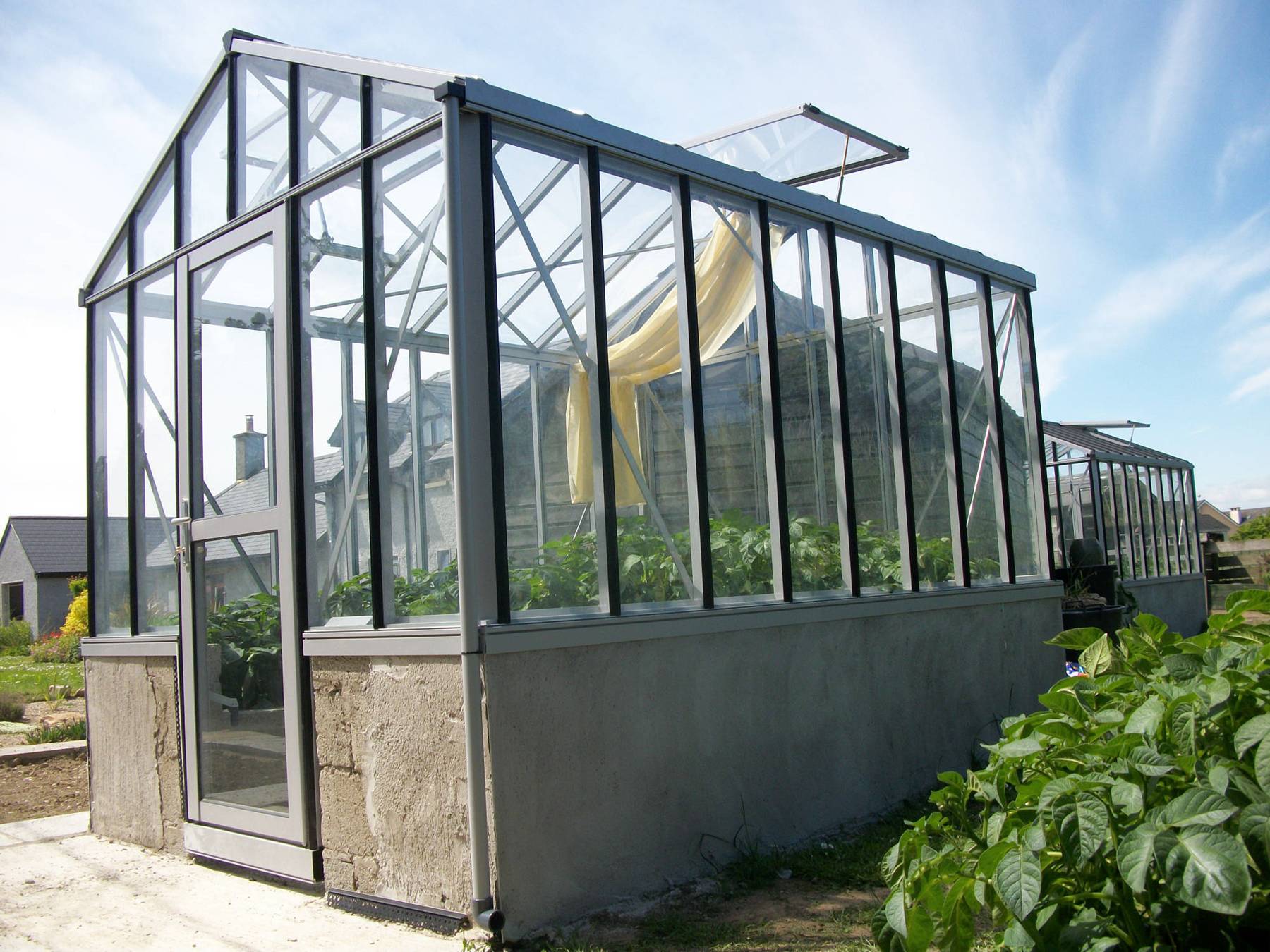 7x10 Janssens Mur Dwarf Wall Greenhouse | High Quality