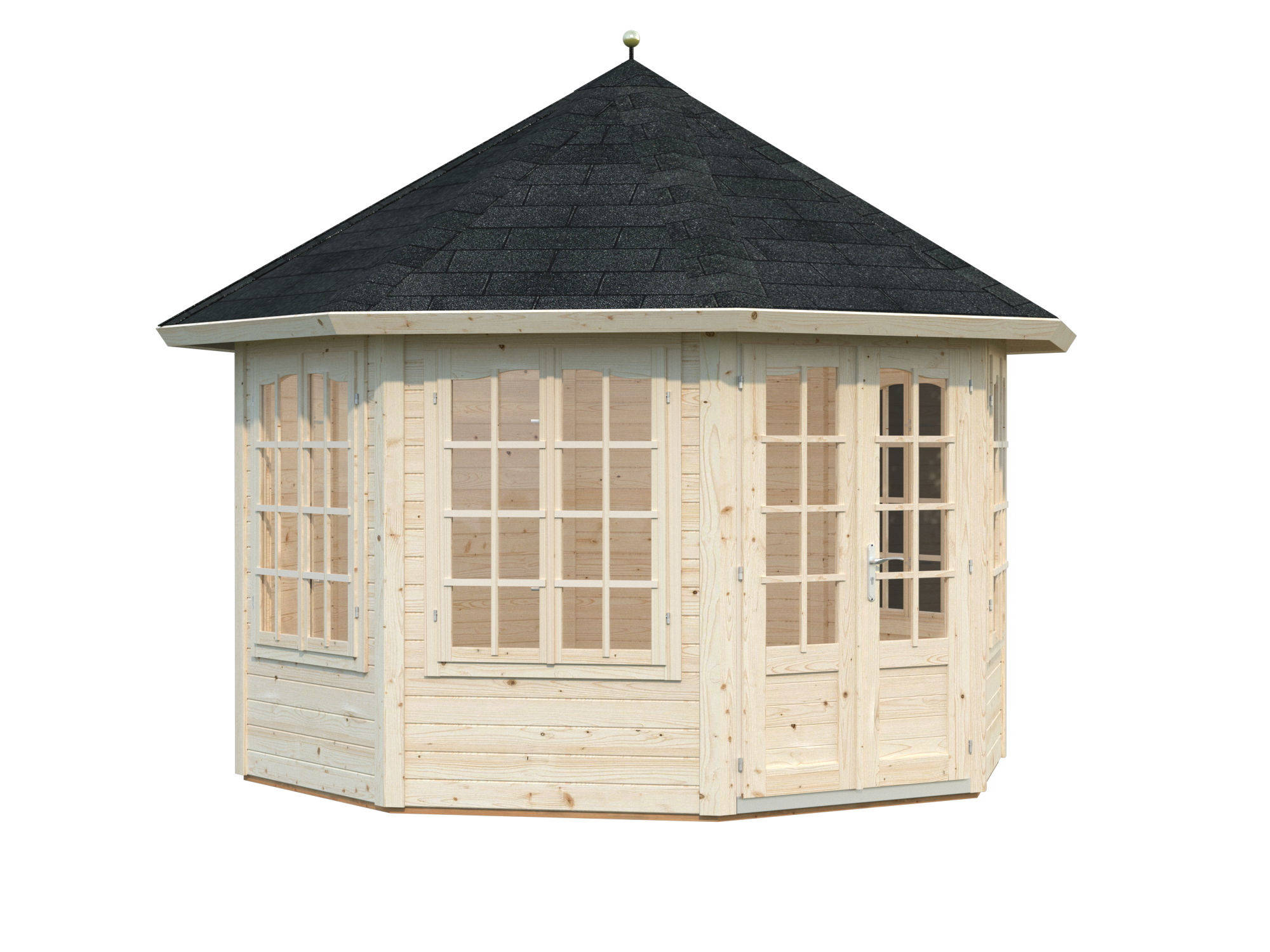 Palmako Veronica 3.3m x 3.3m Octagonal Log Cabin