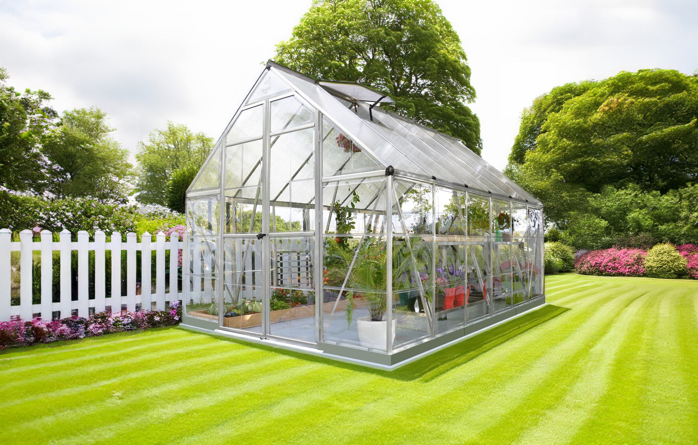 Palram Canopia Balance 8x12 Greenhouse Polycarbonate