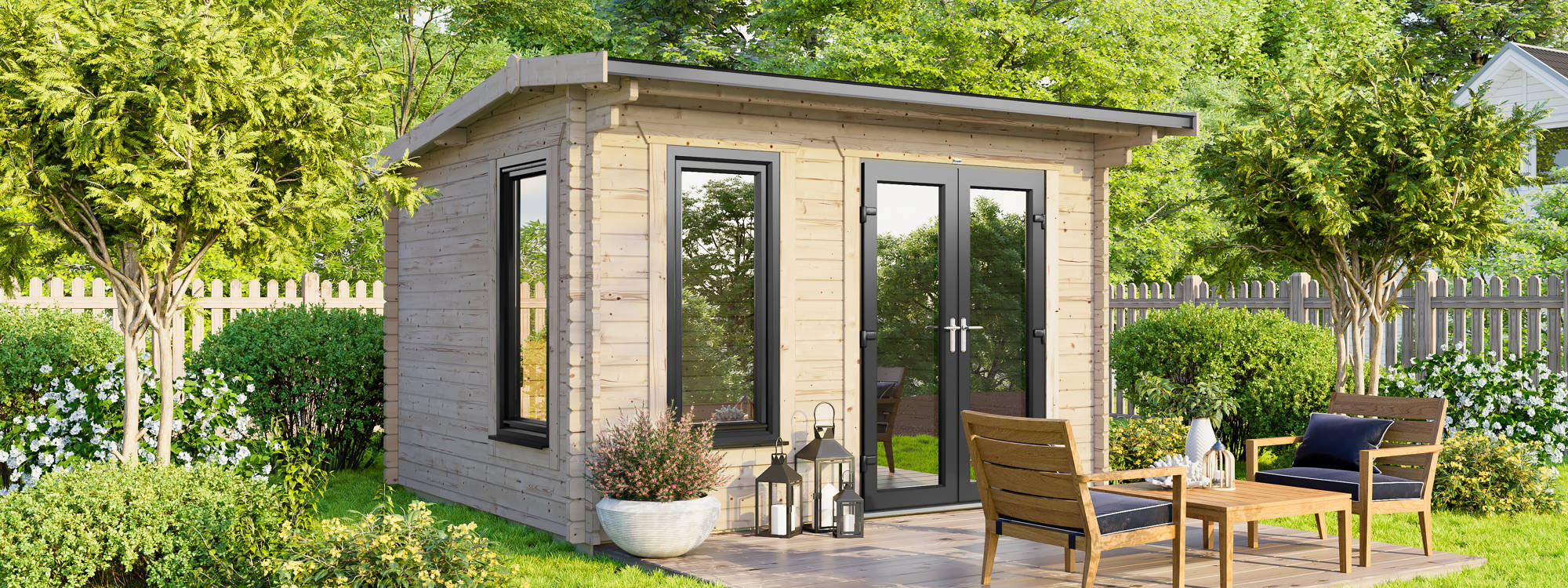 Power Apex Log Cabins | Greenhouse Stores